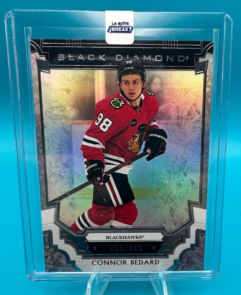 23-24 Upper Deck Black Diamond Connor Bedard Rookie 266/349 BDB-CB | eBay
