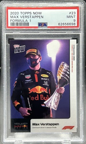2020 Topps Now Formula 1 Max Verstappen Rookie /4047 PSA9 F1! | eBay ...