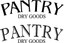 Pantry dry goods- vinyl door/ wall decal | eBay