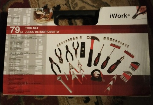 Iwork Diy Homeowner's Tool Set 79 Pieces with case | eBay