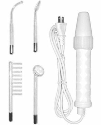 Neon Wand White Handle Purple Electrode Stimulator e-Stim E-Stimulation ...