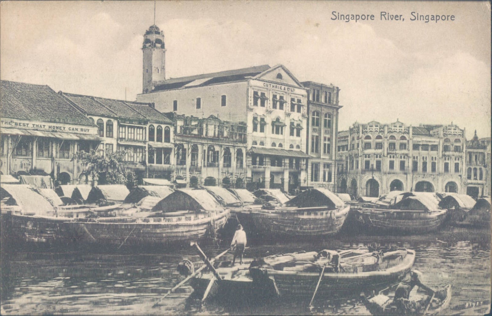 SINGAPORE The Singapore river 1910s PC | eBay