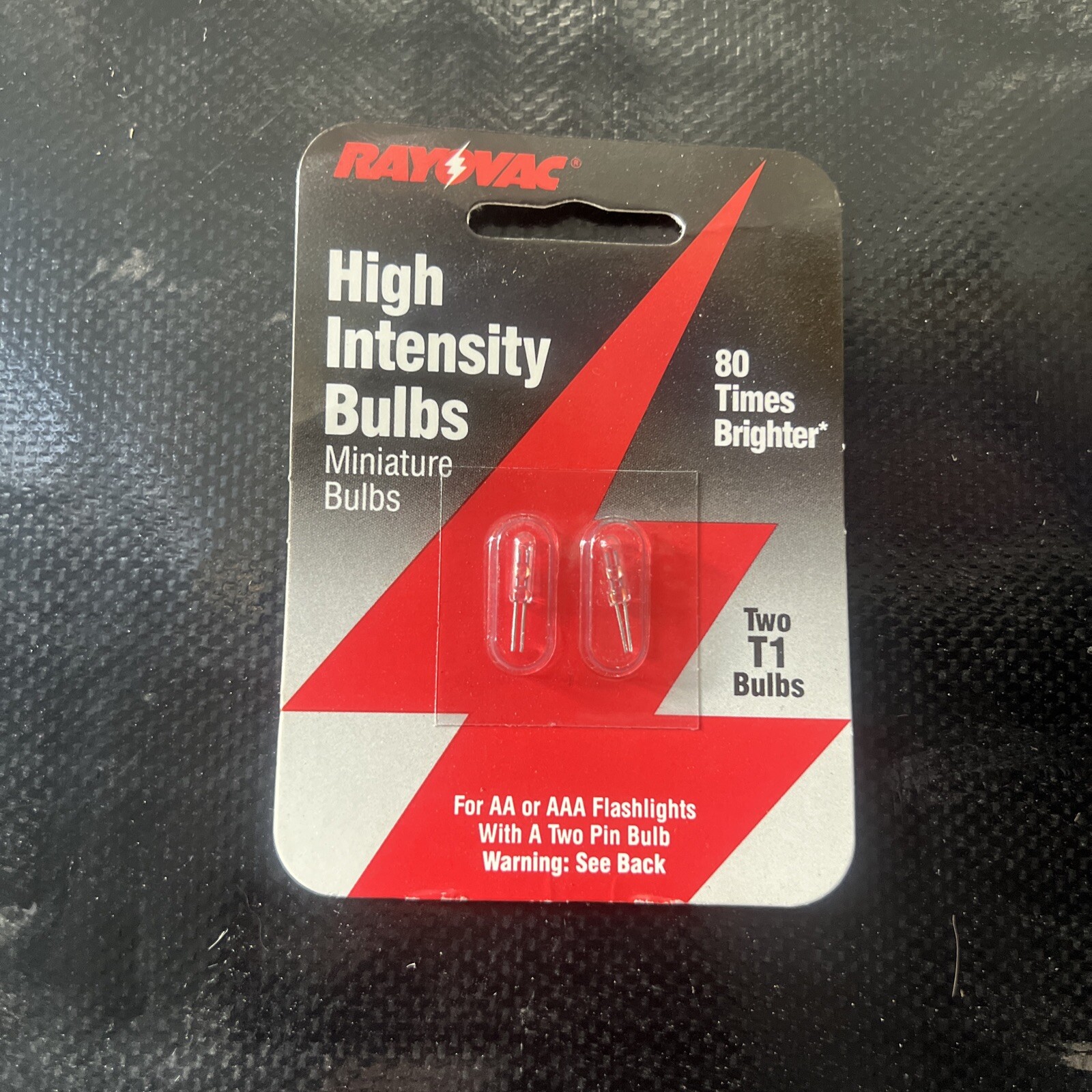 Rayovac High Intensity Miniature Flashlight Bulbs AA/AAA T1AAA 1.35V ...