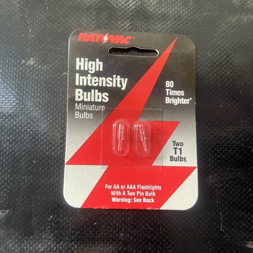 Rayovac High Intensity Miniature Flashlight Bulbs AA/AAA T1AAA 1.35V ...