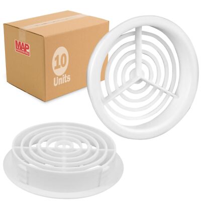 Soffit Round Air Vent Cover, 10 PCS, Openings 68mm, Disc Loft Roof ...