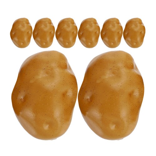 8pcs Artificial Potato Fake Potatoes Foam Artificial Potatoes Model ...