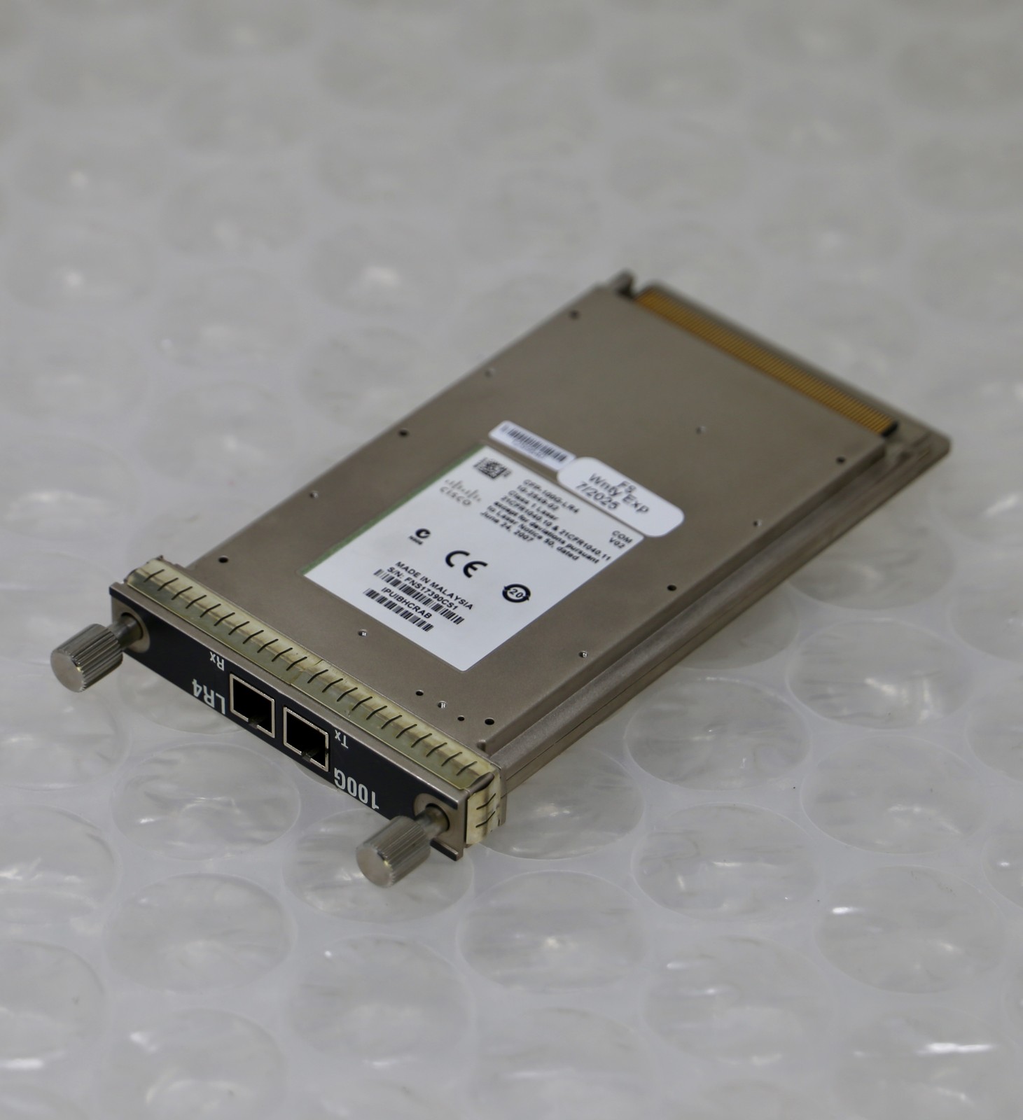 (Lot of 5) CISCO 10-2549-02 - CFP-100G-LR4 100GBASE 100G CFP ...