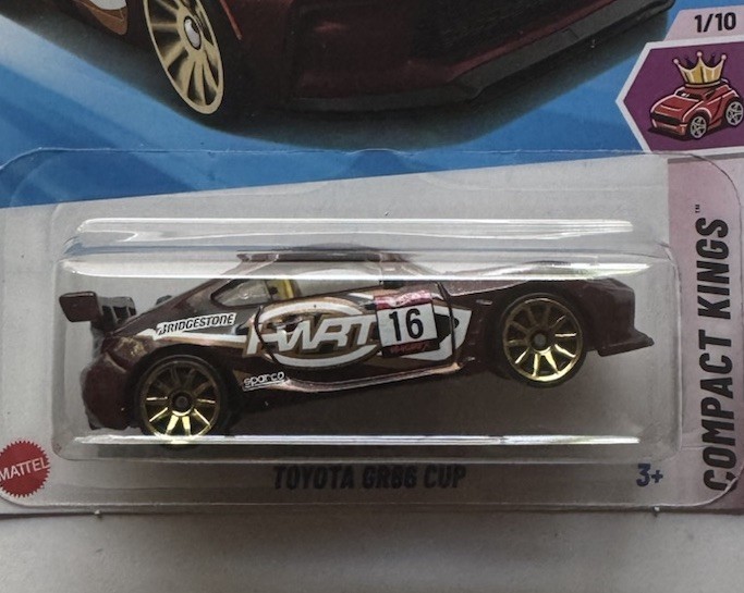 2025 Hot Wheels COMPACT KINGS 1/10 Toyota GR86 Cup 79/250 (Root Beer ...