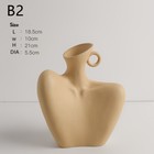 Home Decor Ceramic Flower Pot Human Vase Creative Decoration Vase | eBay