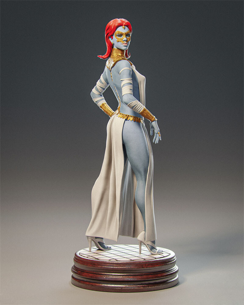 Mystique 3D Print Garage Kit Figure Model Kit Unpainted Unassemble 1/8 ...