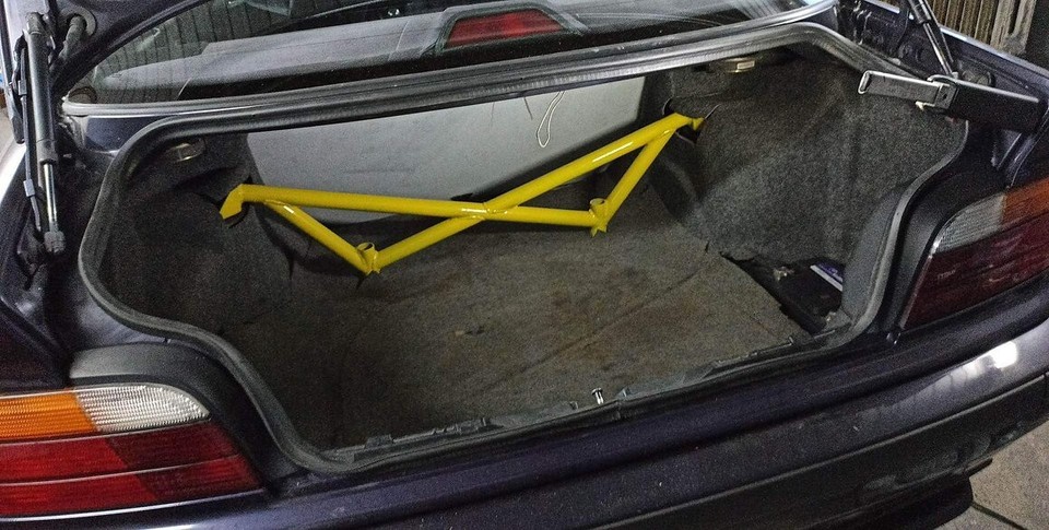 BMW E36 REAR X-BRACE Rear Strut Bar / E36 M3 | eBay