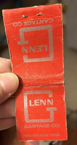 Matchbook Cover Lenn Cartage Co. Cleveland Girard Detroit (C136-1) | eBay