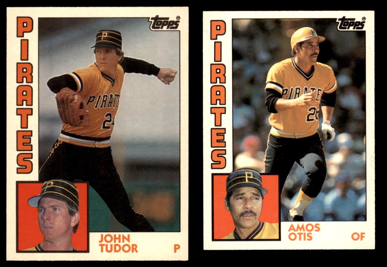 1984 Topps Traded Pittsburgh Pirates Team Set 8 - NM/MT | eBay