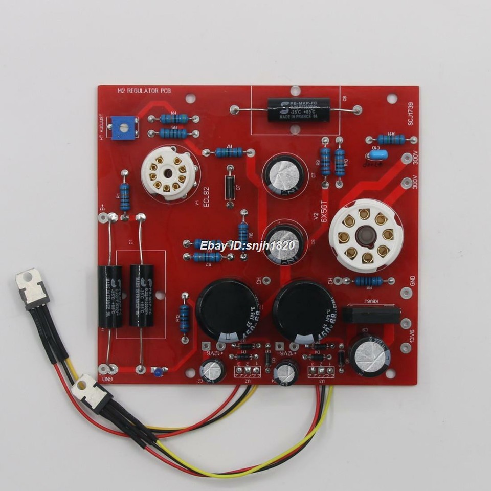 Hifi Tube Preamp /Phono Adjustable Power Supply Board Kit (DC250V-300V ...