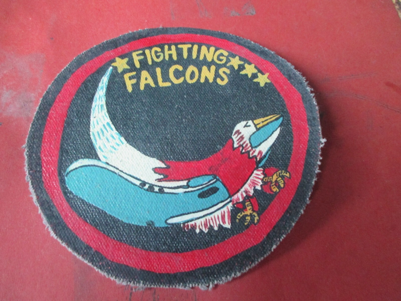 WWII USMC MARINE FIGHTING SQDN VMF-221 FIGHTING FALCONS FLIGHT JACKET ...