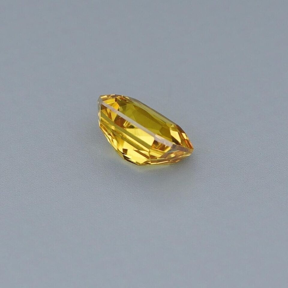 10.00 Earth Mined Natural Unheated Real Yellow Sapphire Loose Gemstone ...