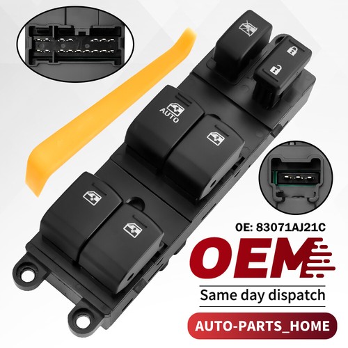 FOR 13-19 SUBARU LEGACY OUTBACK DRIVER LH MASTER POWER WINDOW SWITCH ...
