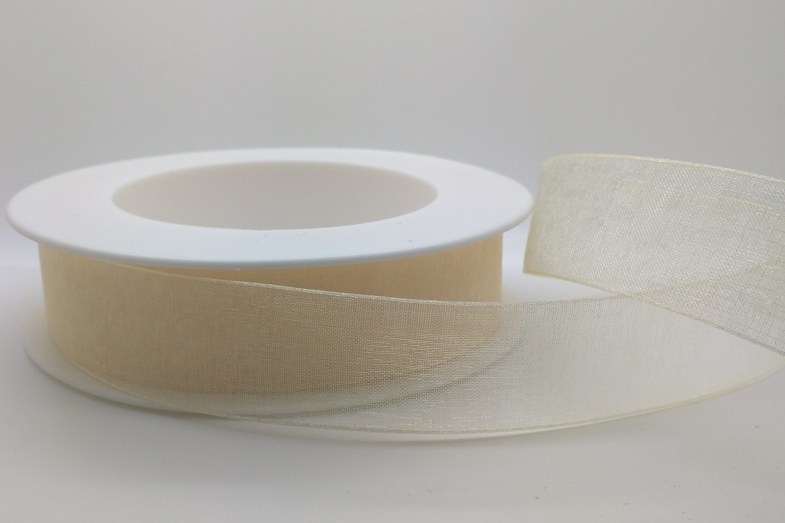 Shindo Organza Ribbon Sheer Woven Edge Quality Tying Crafts 25m Full ...