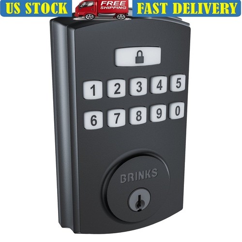 Electronic Fingerprint Keypad Deadbolt Pro-Guard Security Lock Keyless ...