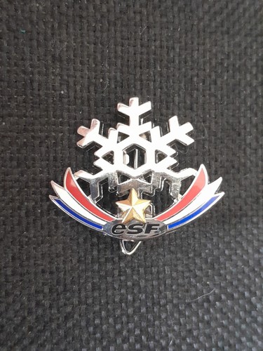 Médaille ESF. Nouveau Modèle. Une Etoile. Essai. Insigne Ski Ecole | eBay