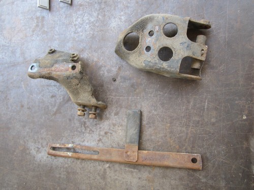 1963-1966 Mopar A Body Slant 6 198 225 Alternator Brackets Complete Set ...
