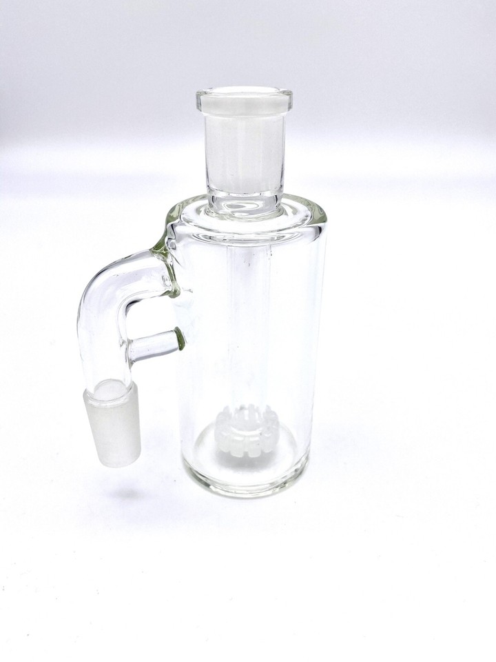 14MM Male Female Clear Glass 4.5" Inch Ash Catcher 90 Degrees FREE ...