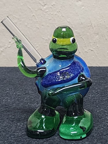 Custom Premium Glass Ninja Turtle Smoking Tobacco Pipe With Dicro | eBay