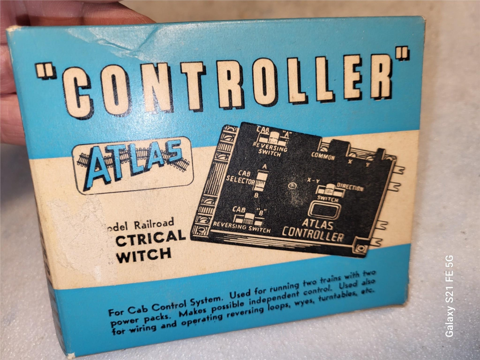 NOS Atlas Model Railroad Electrical Controller Switch #220 HO & N Scale ...