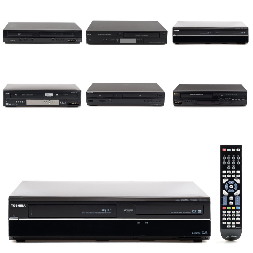 VHS DVD Combo VHS Videorecorder DVD Recorder Player / HDMI 1 Year ...