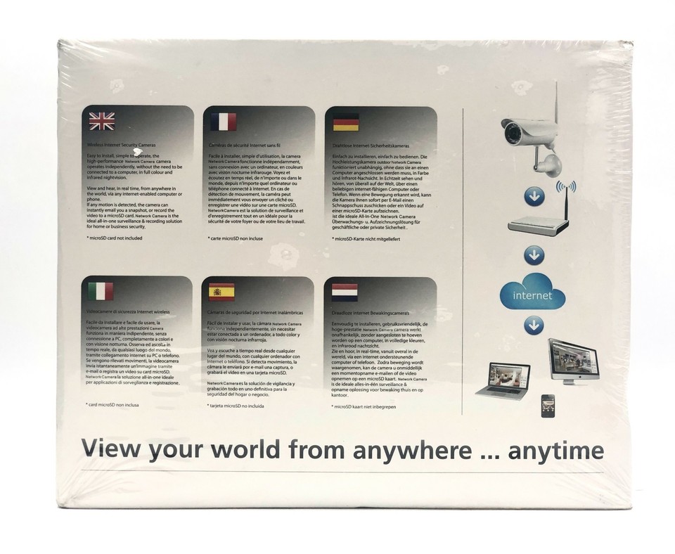 Network Camera NC3 White Wireless Security Camera | eBay