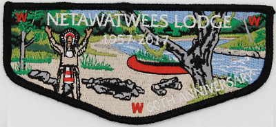 Boy Scout OA 434 Netawatwees Lodge 60th Anniversary Day Flap | eBay