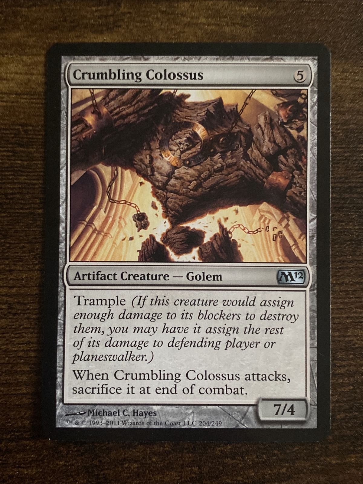 Crumbling Colossus 204/249 2012 M12 MTG Magic The Gathering D9350* | eBay