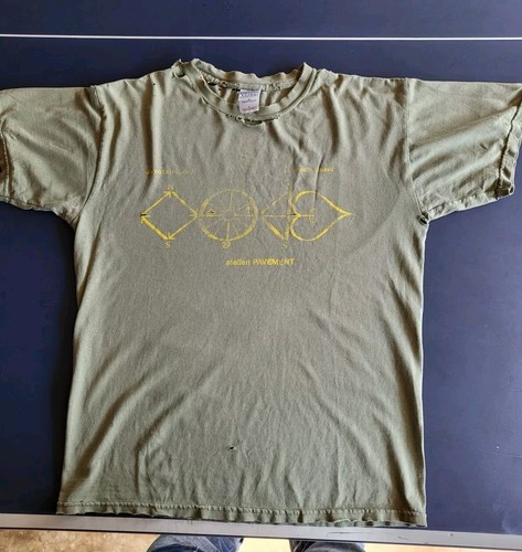 Vintage 90s Pavement Crooked Rain Stellen Shoegaze Indie Rock Band T ...