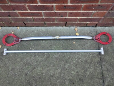 Nissan S13 front & rear (rear upper C pillar) strut bar. 180sx, silvia ...