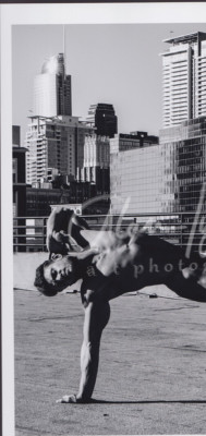 Alan Lyon Original Male Photo gay interest (4) Chris roof top B&W ...
