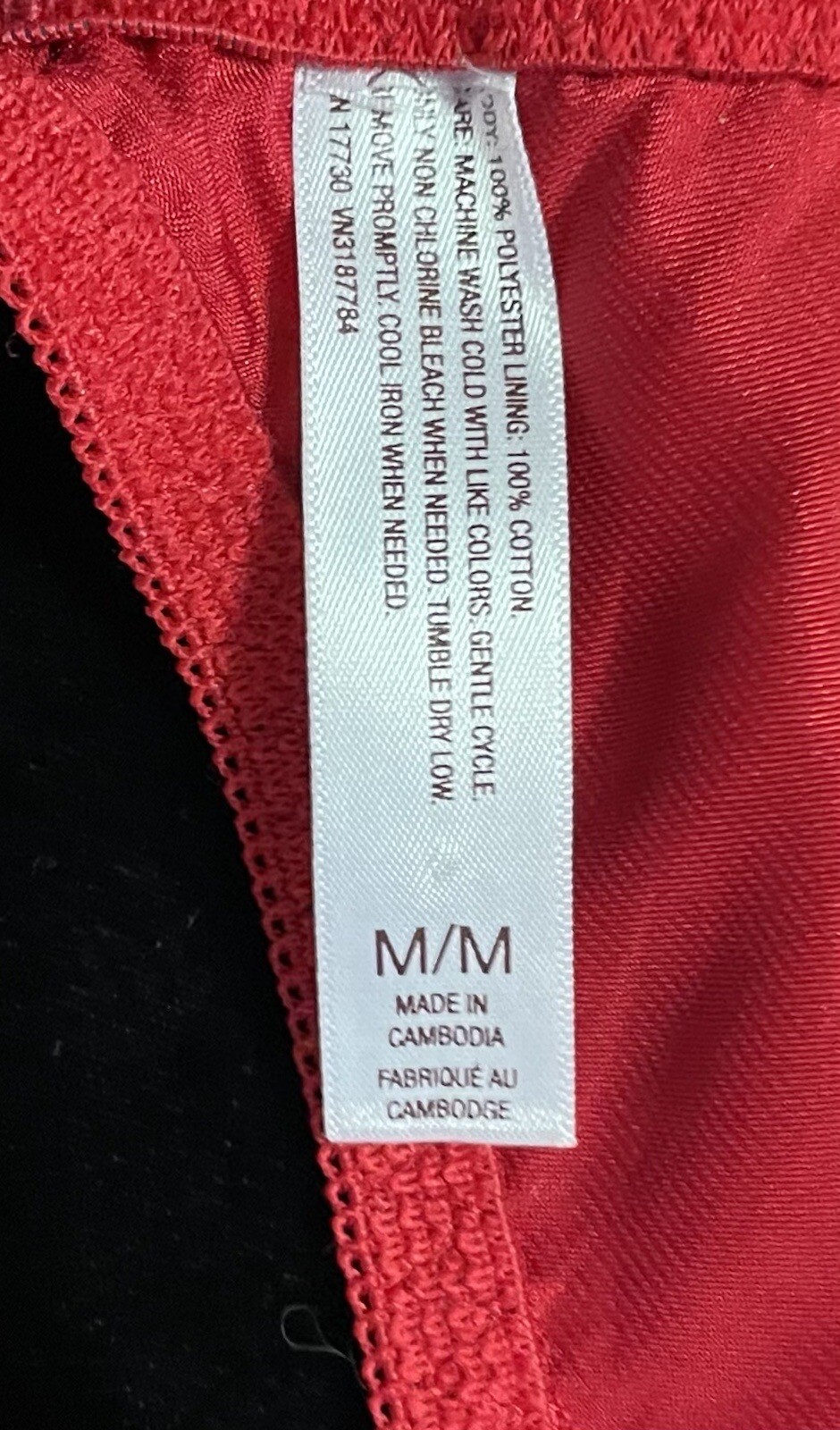 Red Shiny Second Skin Satin String Bikini G-String Pa… - Gem