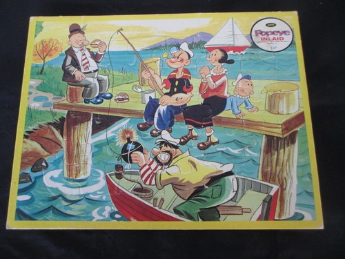 Vintage Jaymar POPEYE Inlaid Puzzle 30 Pc Cardboard Puzzle #247 | eBay