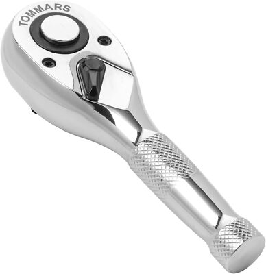 1/2-Inch Drive Stubby Ratchet Mini Ratchet Quick-Release Head 72-Tooth ...