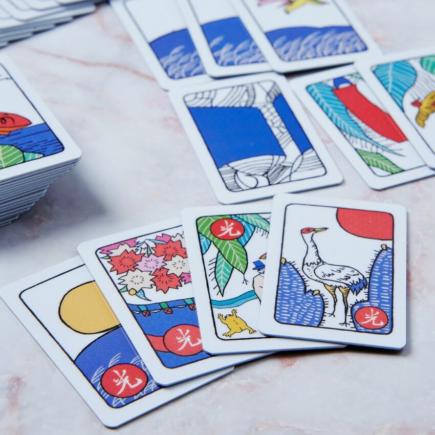 Korean Jeju Island Hanafuda Playing Cards White Version Card Game Kit ...