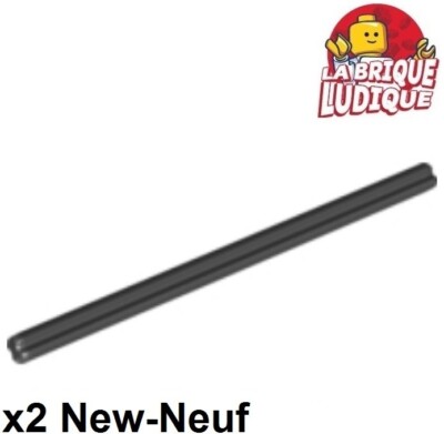 Lego Technic 2X Axle Rod Bar 10 10L Black 3737 New | eBay