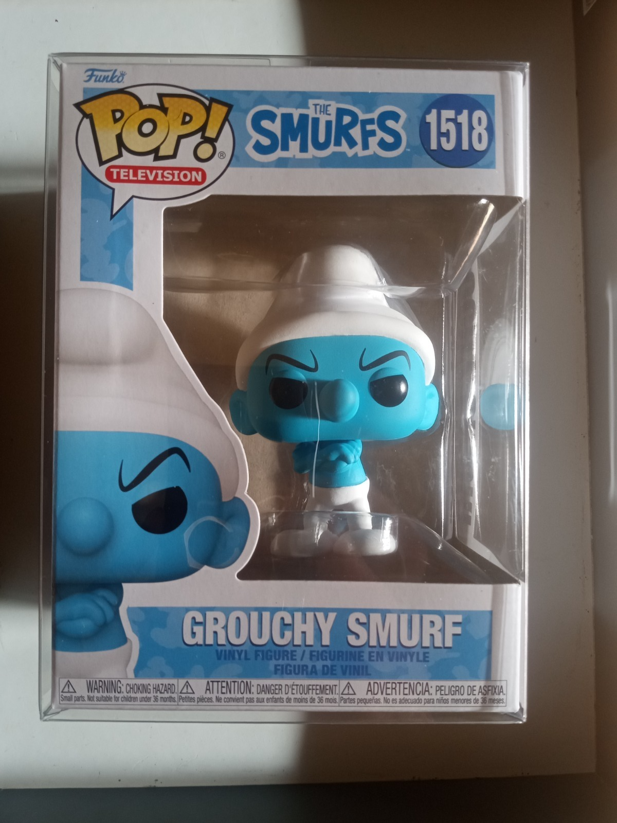 1518 The Smurfs - Grouchy Smurf (W/ PROTECTOR) 889698792578| eBay