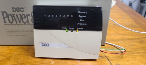Used TESTED DSC Power Series 832 8 Zone LED Security Alarm Keypad | eBay