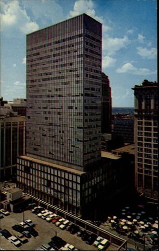 Minneapolis MN First National Bank Building 1960s cars VW Bug vintage ...
