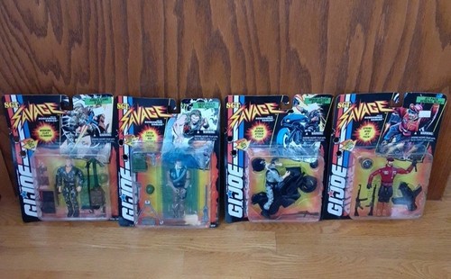 Lot 4 Vintage GI Joe Jungle Camo , Cryo-freeze Urban Attack Dynamite ...