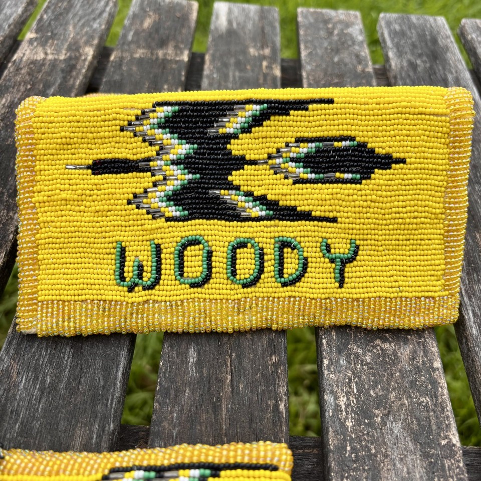 Native American Beadwork Plains Tribe Collection Of 5 Pieces WOODY | eBay