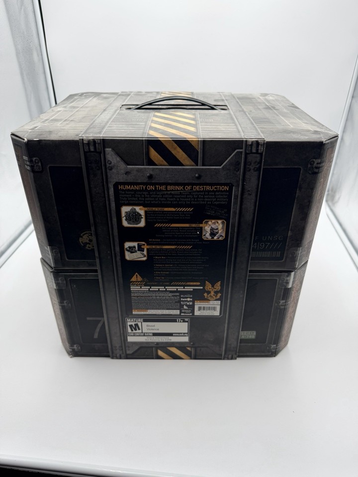 Xbox 360 Halo Reach Legendary Edition Collectors MINT Condition ...