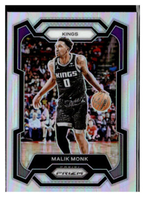 2023-24 Panini Prizm #71 Malik Monk Silver Prizm Kings | eBay