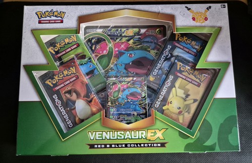 Venusaur EX Red & Blue collection - Pokemon TCG - 20th anniversary ...
