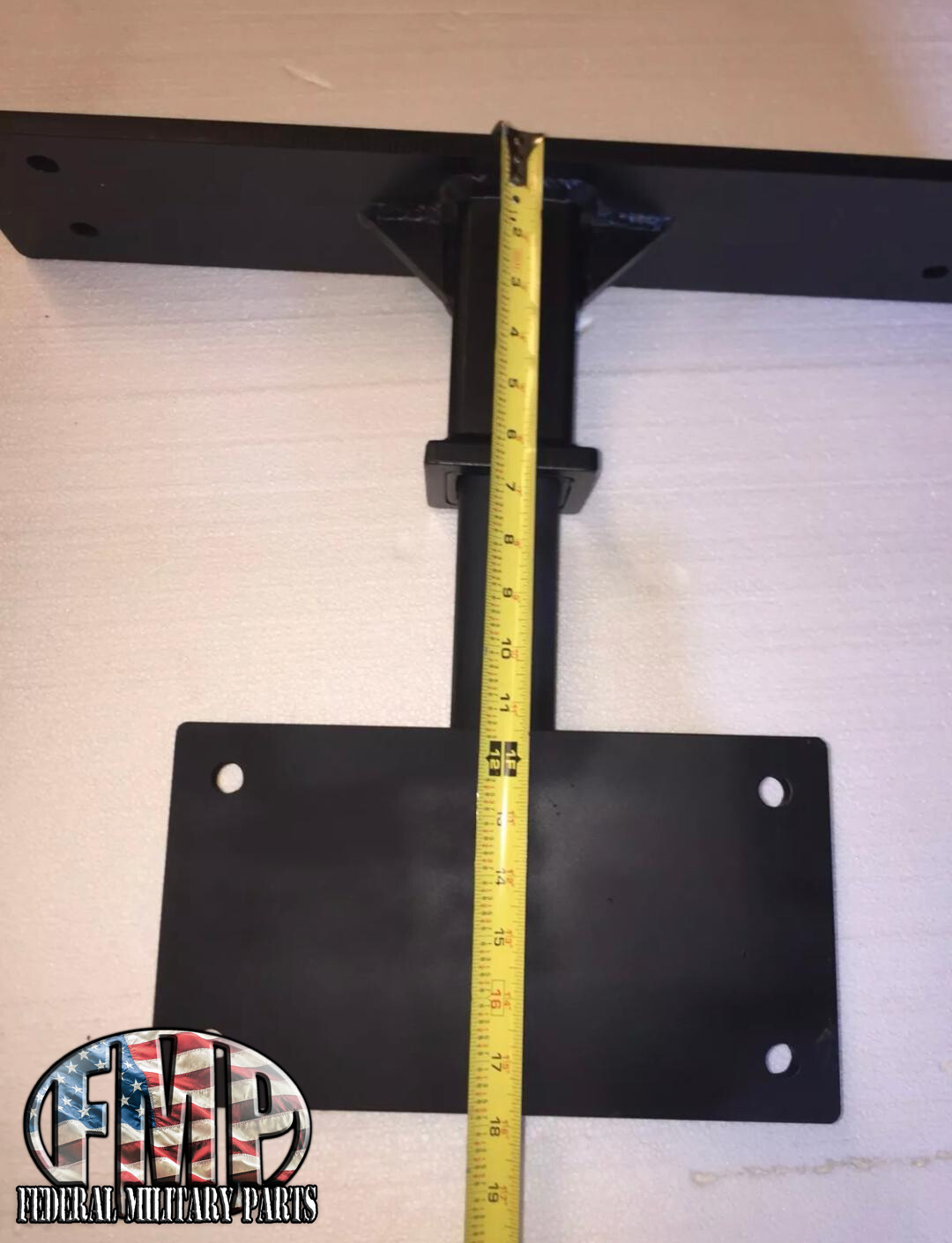 Military Winch Mounting Plate + 2 Inch Receiver- 2pc -fits Humvee M998 ...