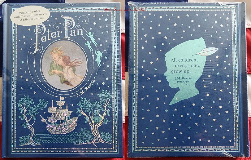 Set of 14 Bonded Leather Hardcover Children Books Peter Pan Alice ...